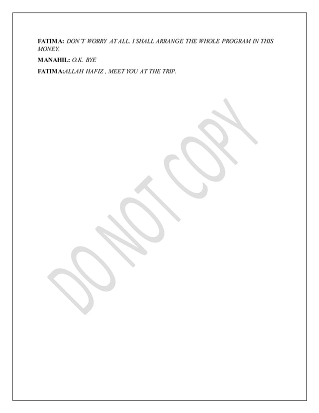 Dialogue writing | PDF