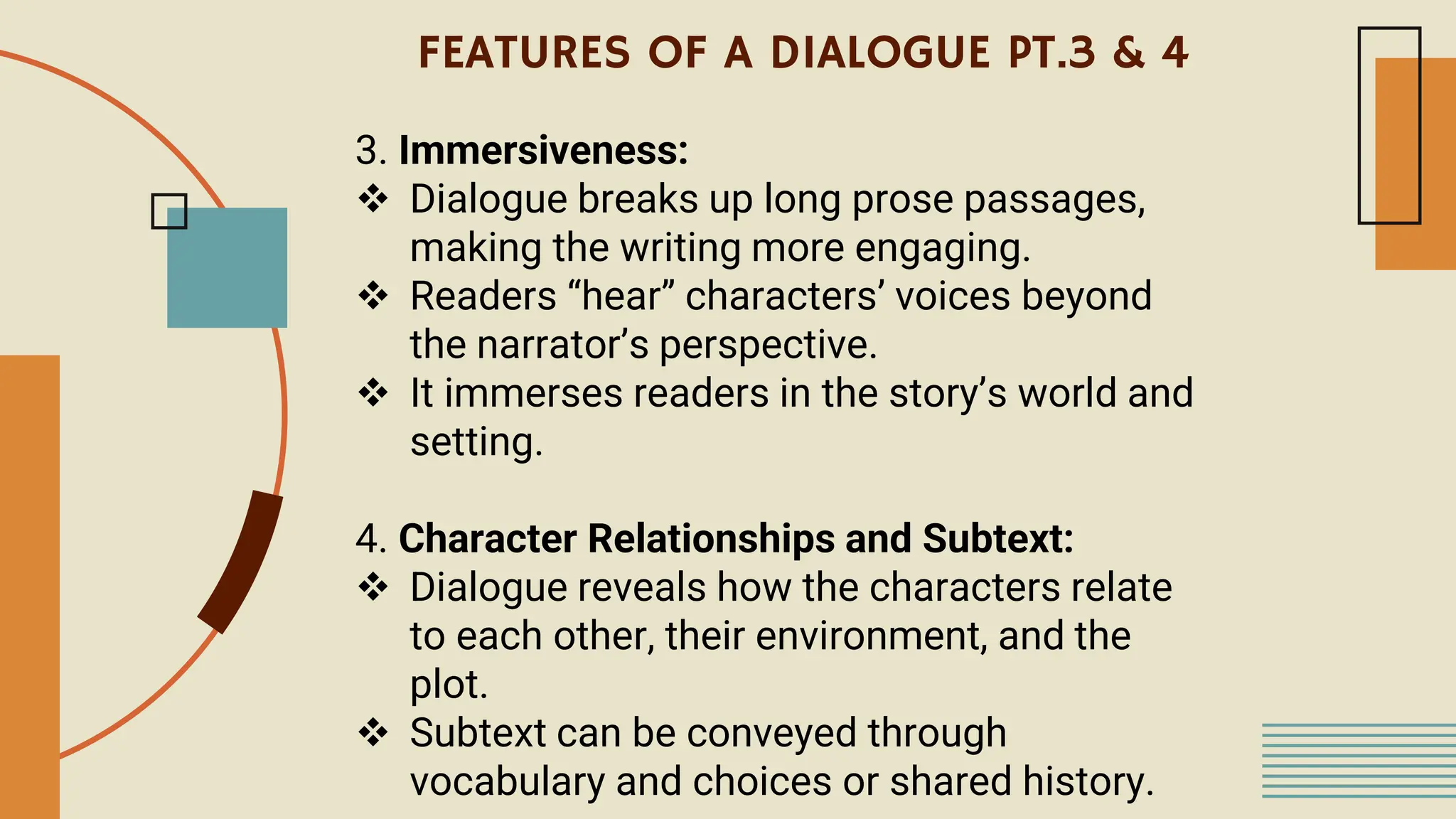 Dialogue Writing - Year 10.pptx IGCSE CAMBRIDGE | PPTX