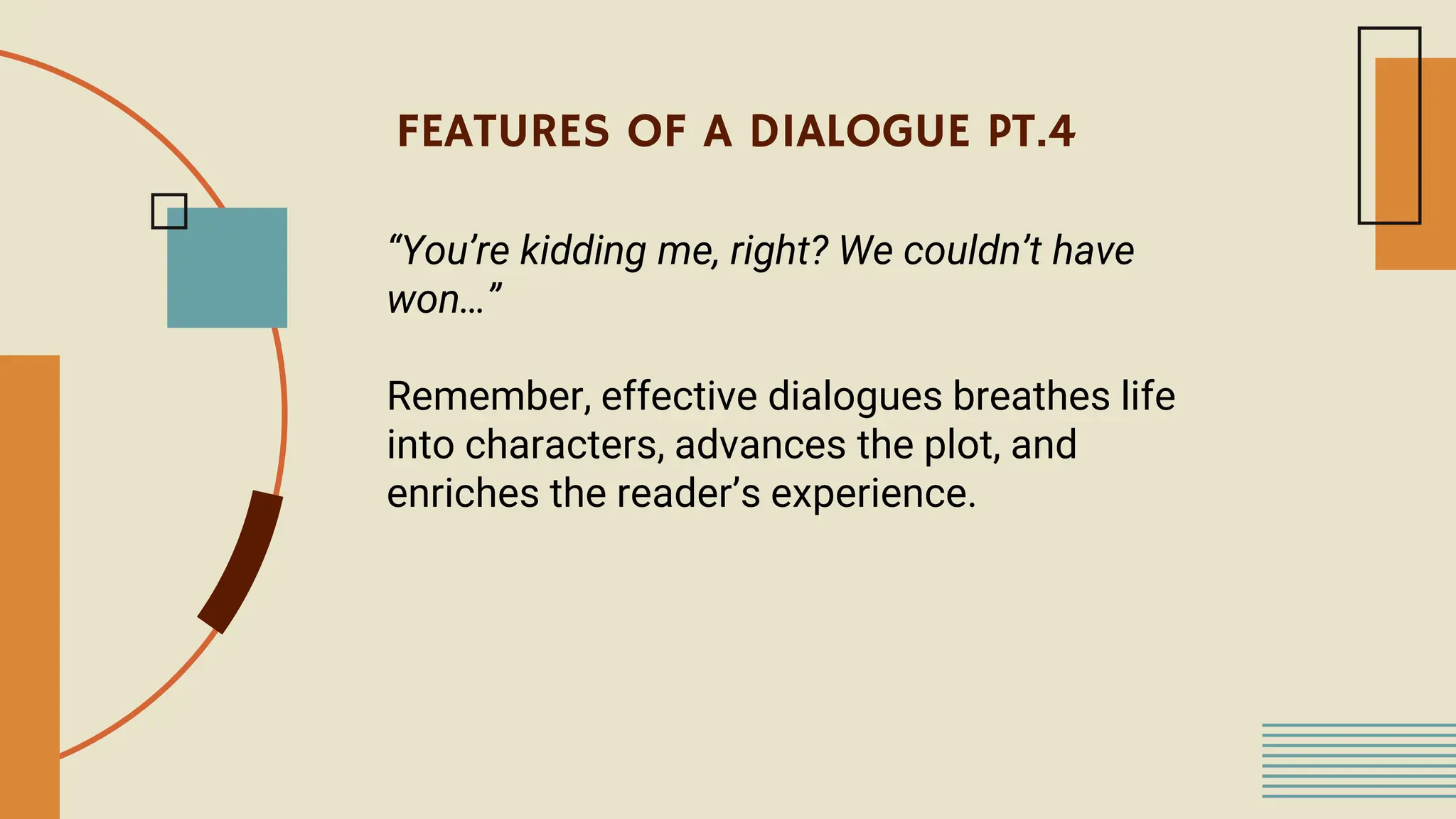 Dialogue Writing - Year 10.pptx IGCSE CAMBRIDGE | PPTX
