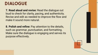 Dialogue Writing - Year 10.pptx IGCSE CAMBRIDGE | PPTX