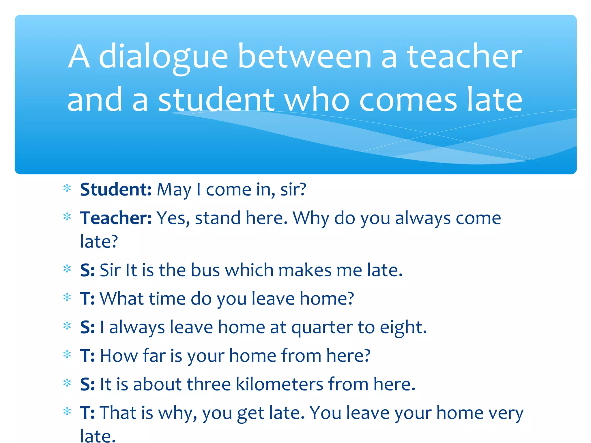 Dialogue writing | PPT