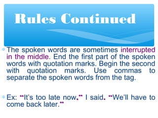 Dialogue writing | PPT