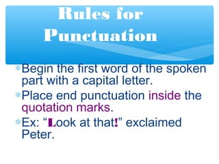 Dialogue writing | PPT