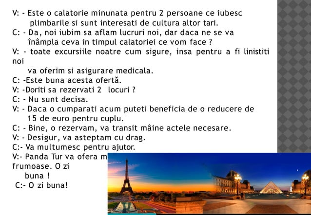 Dialogul comercial | PPT