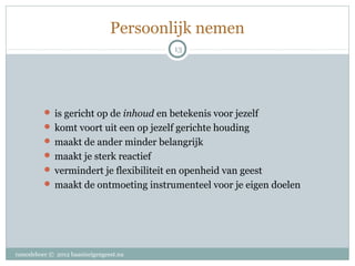 Dialoog, Van Inhoud naar Proces in het Verstaan van de Ander