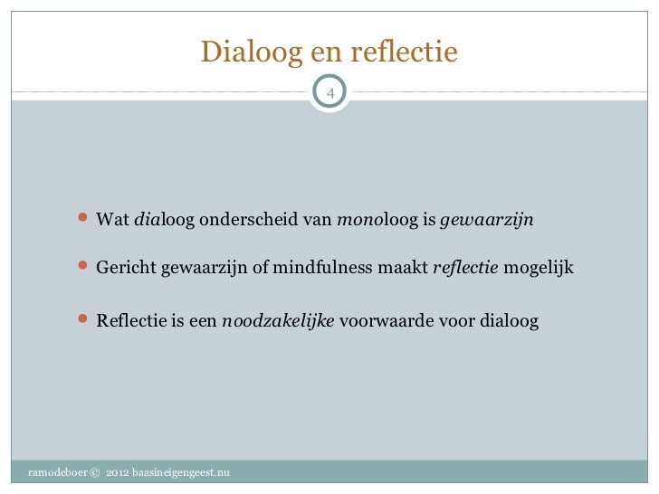 Dialoog, Van Inhoud naar Proces in het Verstaan van de Ander