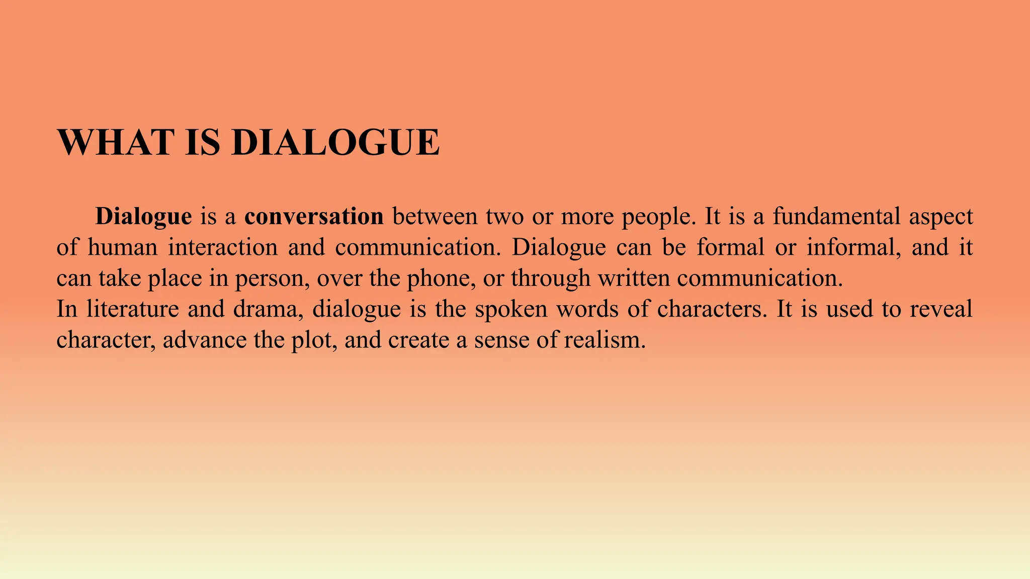 Dialogue Writing and it's Rules : Grammar. | PPTX