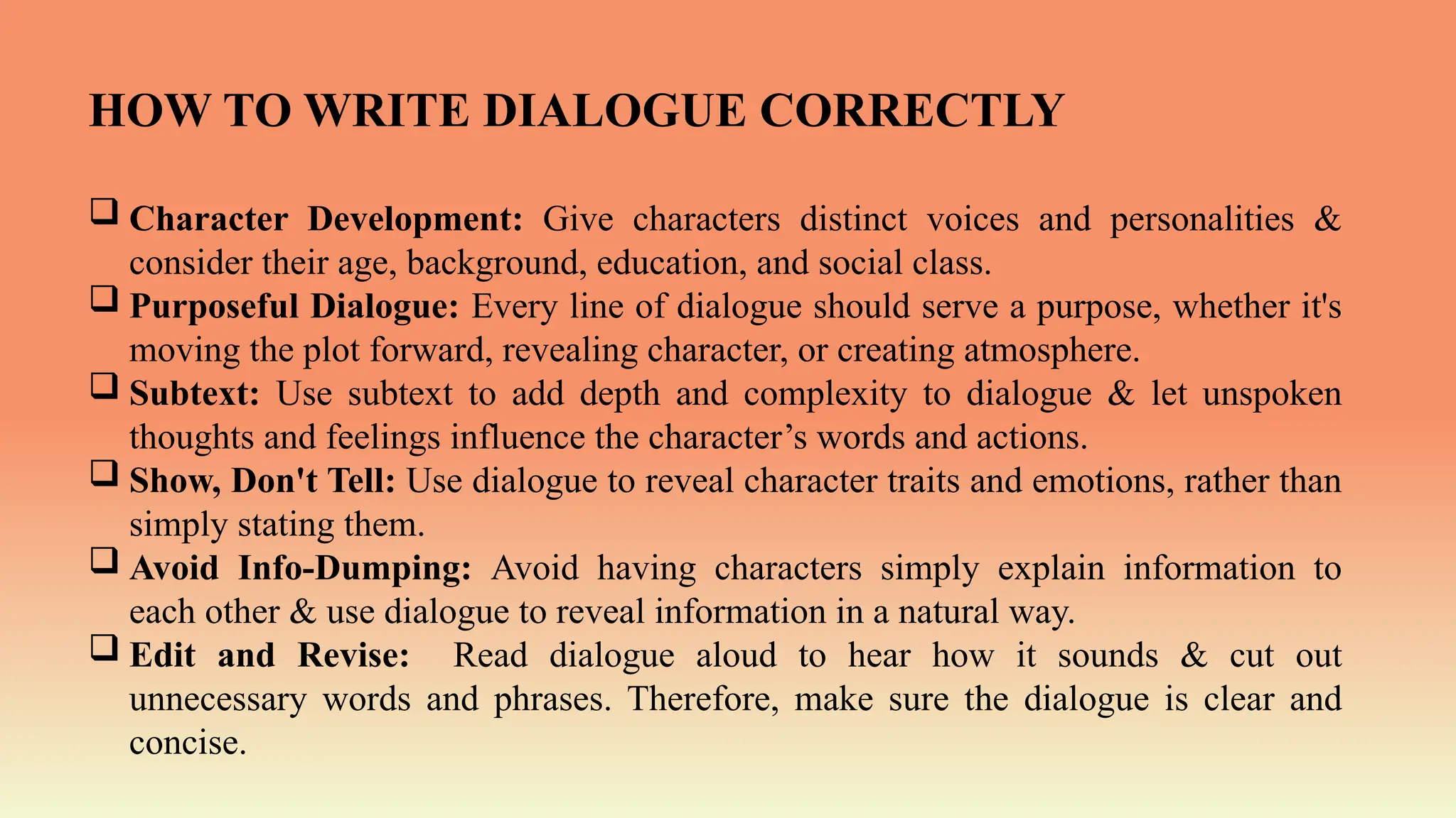 Dialogue Writing and it's Rules : Grammar. | PPTX