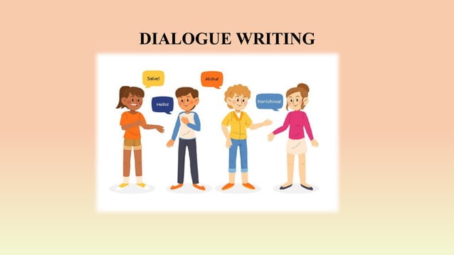 Dialogue Writing and it's Rules : Grammar. | PPTX