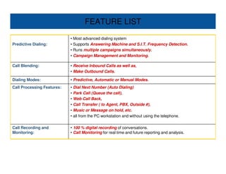 Elision DialShree Predictive Dialer | PDF