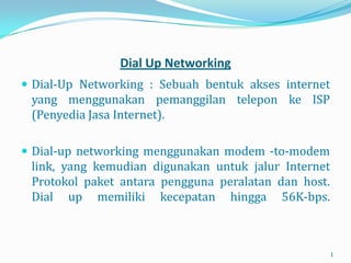 Dial up network2 | PPTX