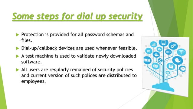 Dial up security | PPTX | Internet | Computing