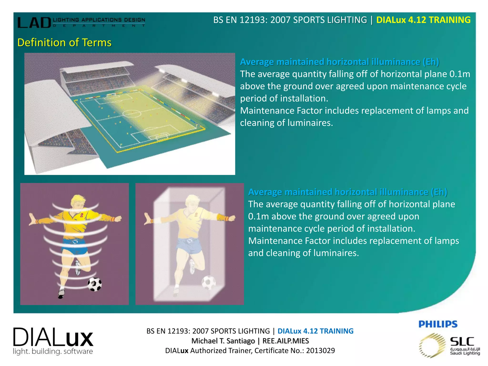 DIALux 4 | Sports Lighting | PDF