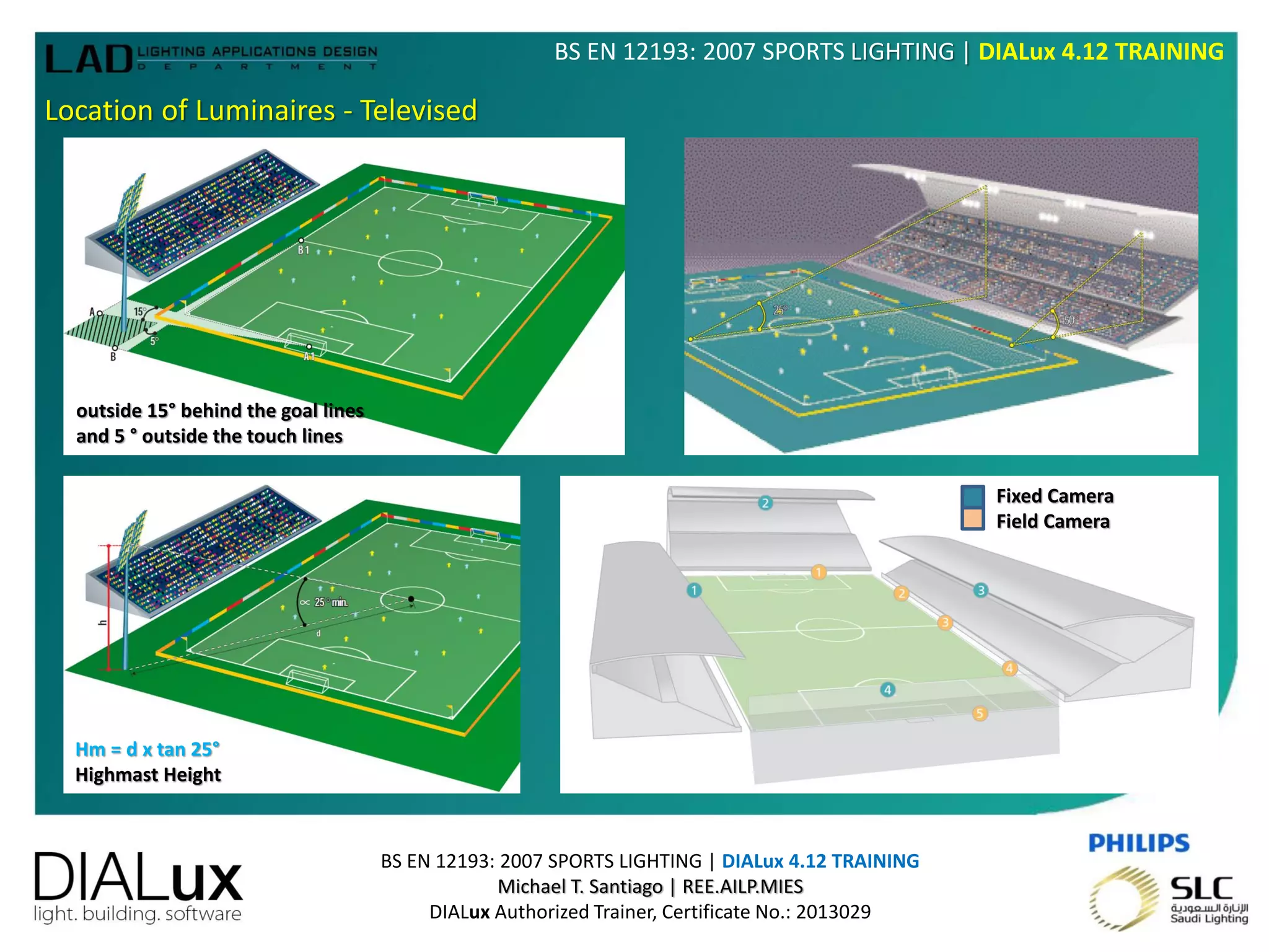 DIALux 4 | Sports Lighting | PDF