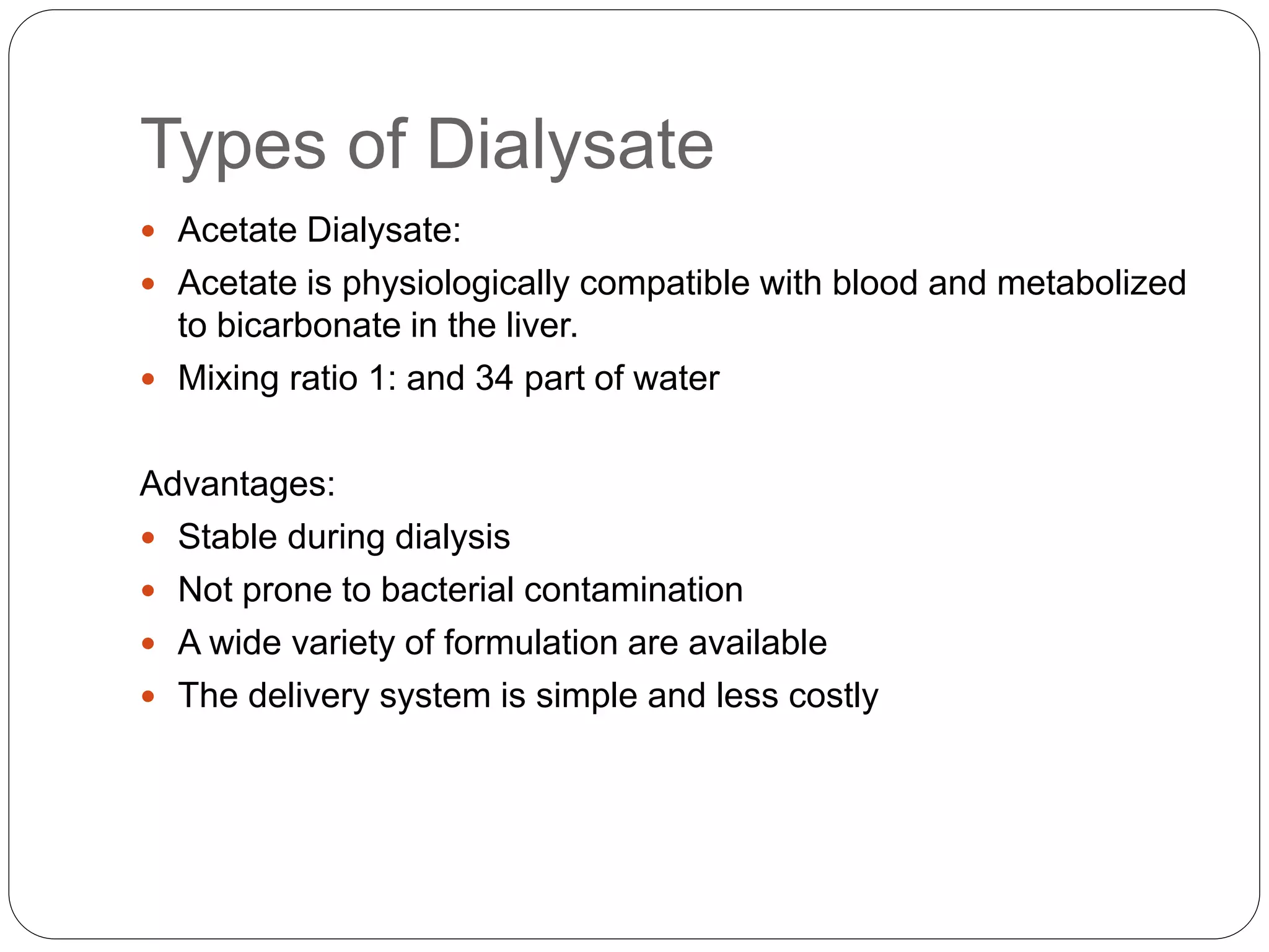 Dialysate | PPTX