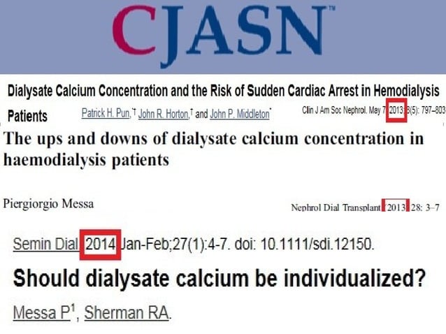 Dialysate Calcium Concentartions and CKD MBD Dr. Karem Salem | PPT