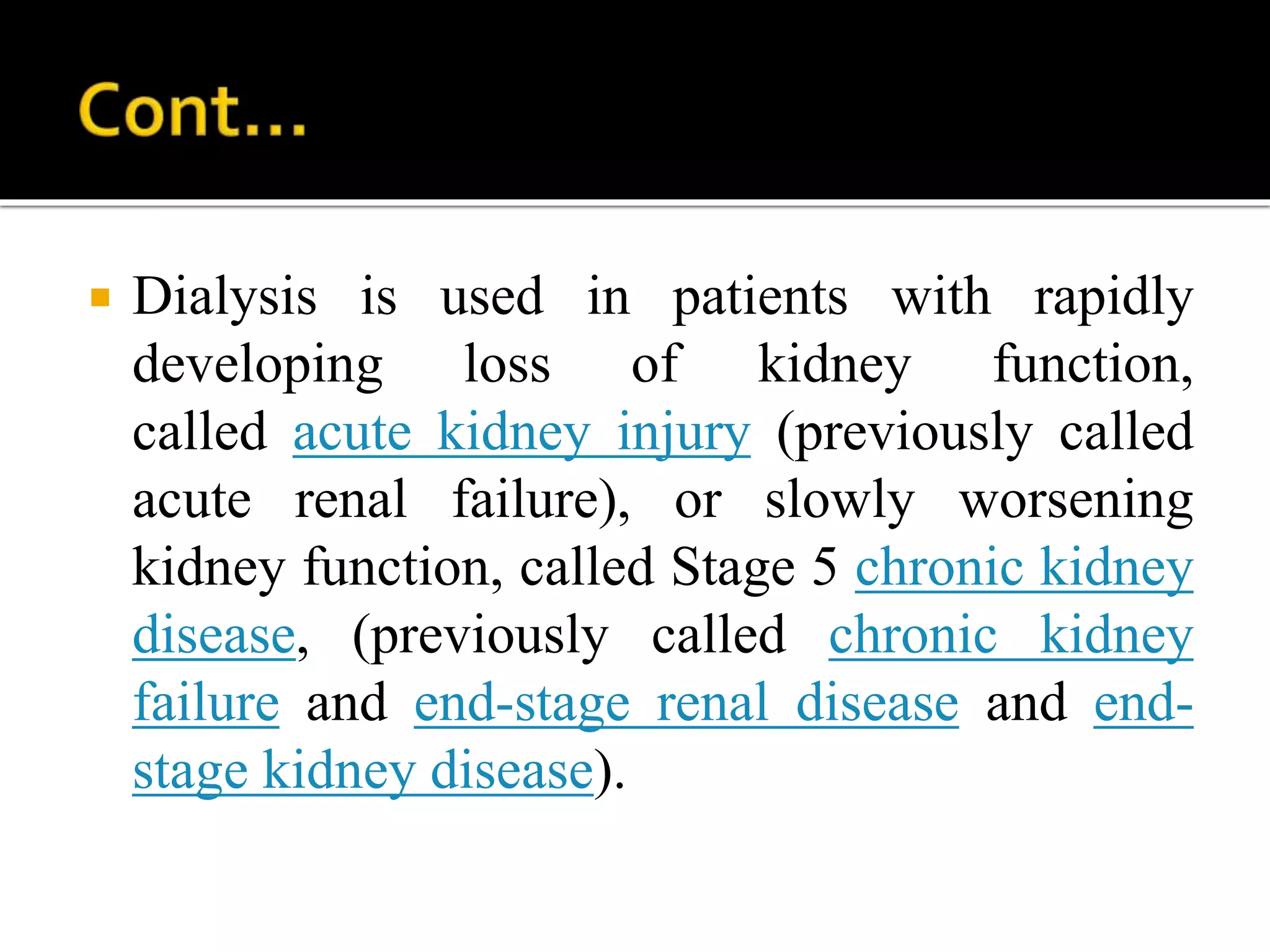Dialysis | PPTX