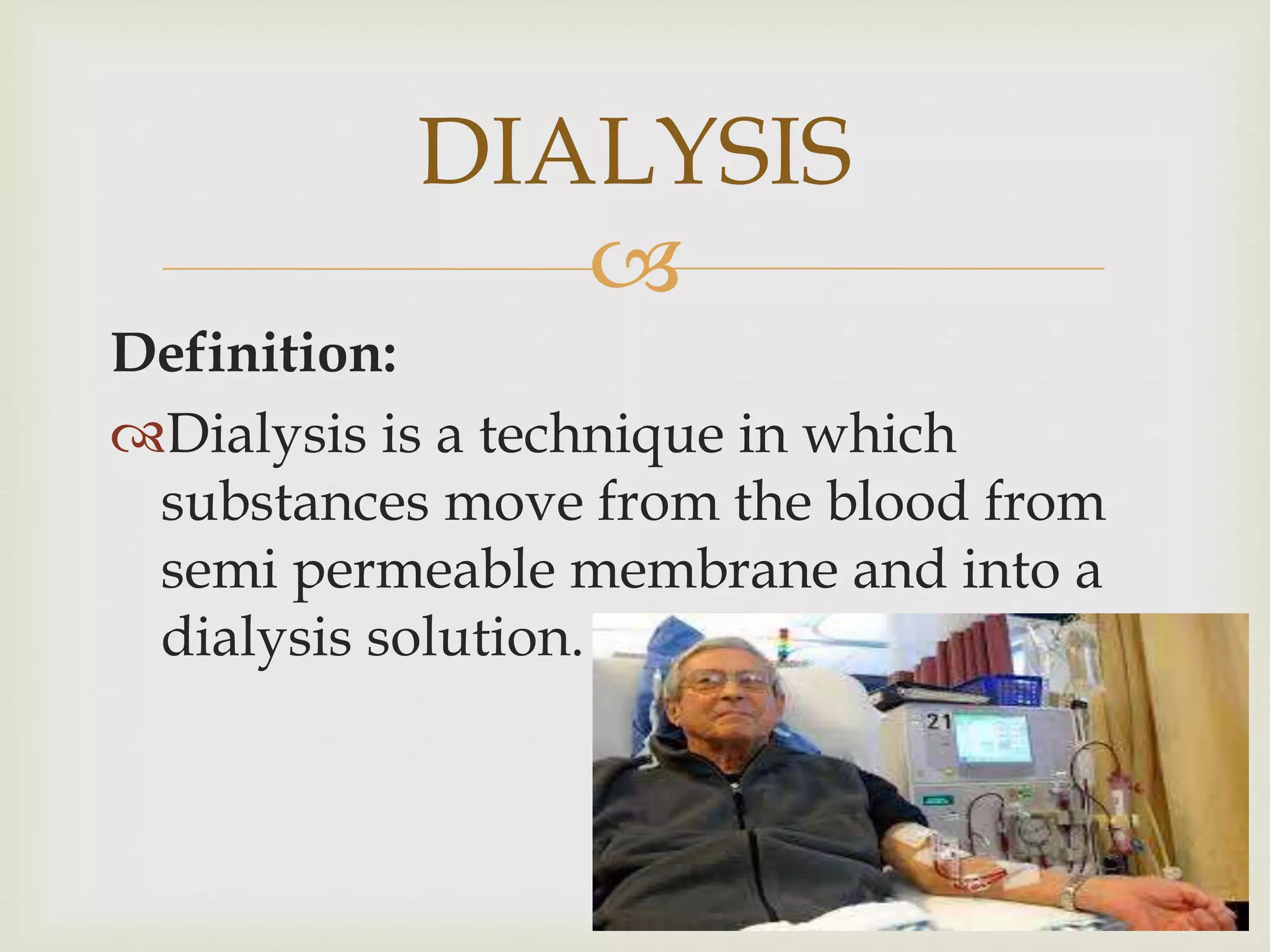 Dialysis | PPTX