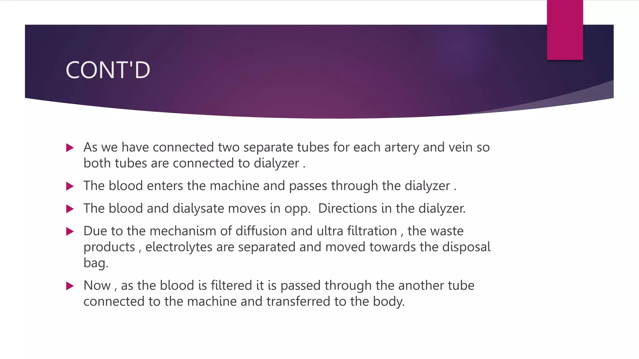 Dialysis : Haemodialysis and Peritoneal dialysis | PPTX