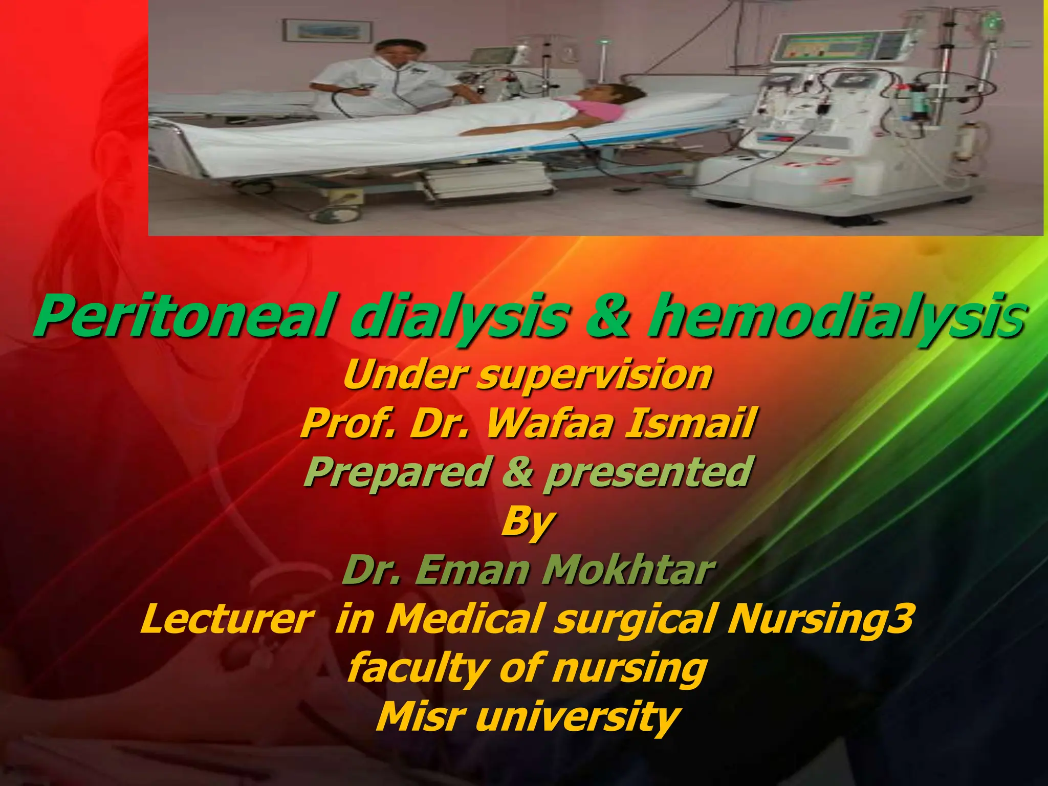 hemodialysis-chronic renal faluire-Dr. Eman | PPT