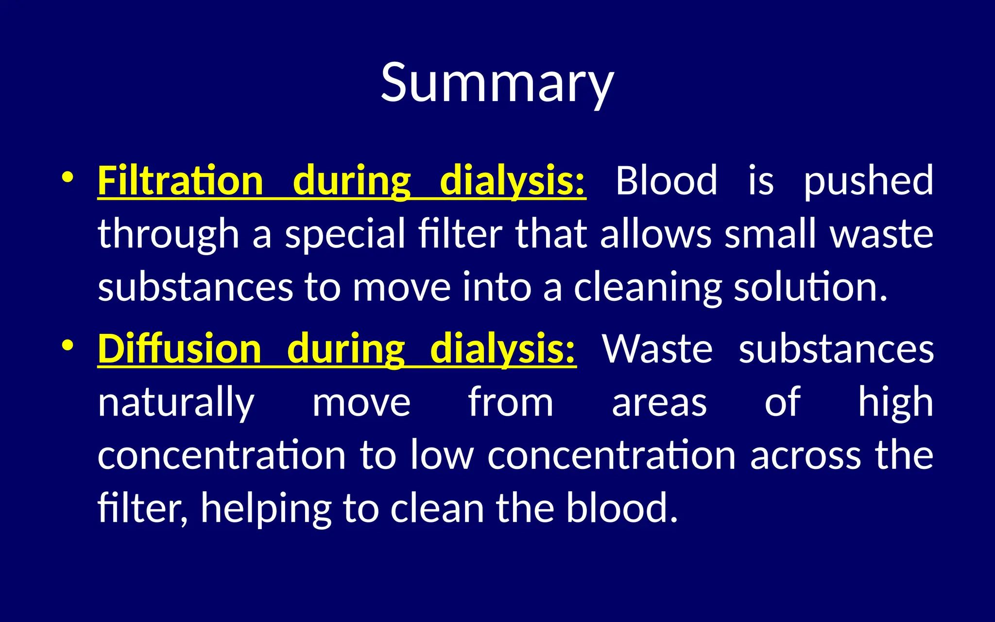 Dialysis power point presentation, including types of presentation | PPT