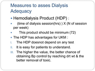 Dialysisadequency | PPTX