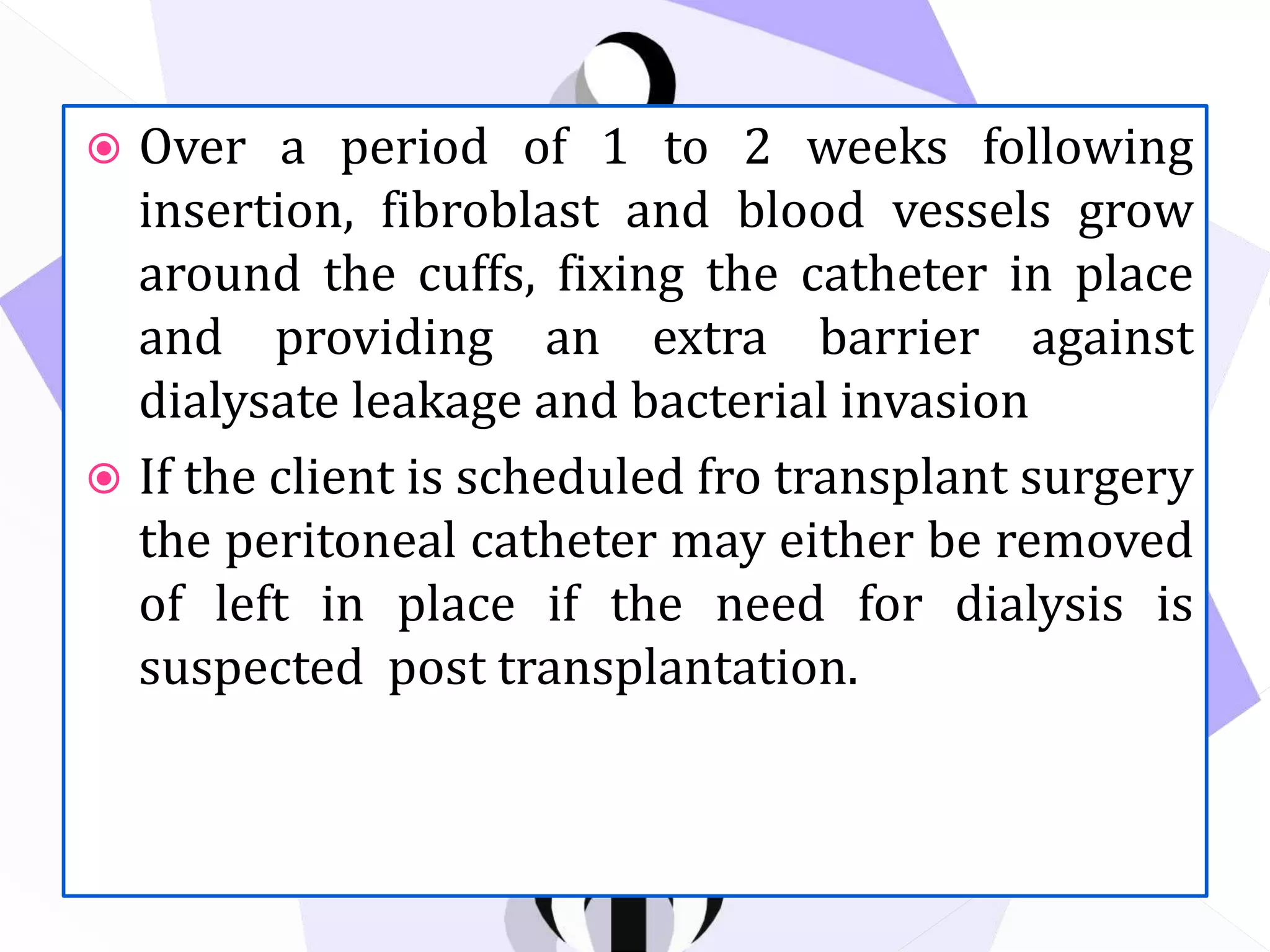 Dialysis and Renal transplantation | PPTX | First Aid | Injuries