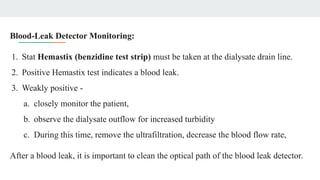 Dialysis circuit, alarms, monitor final .pptx