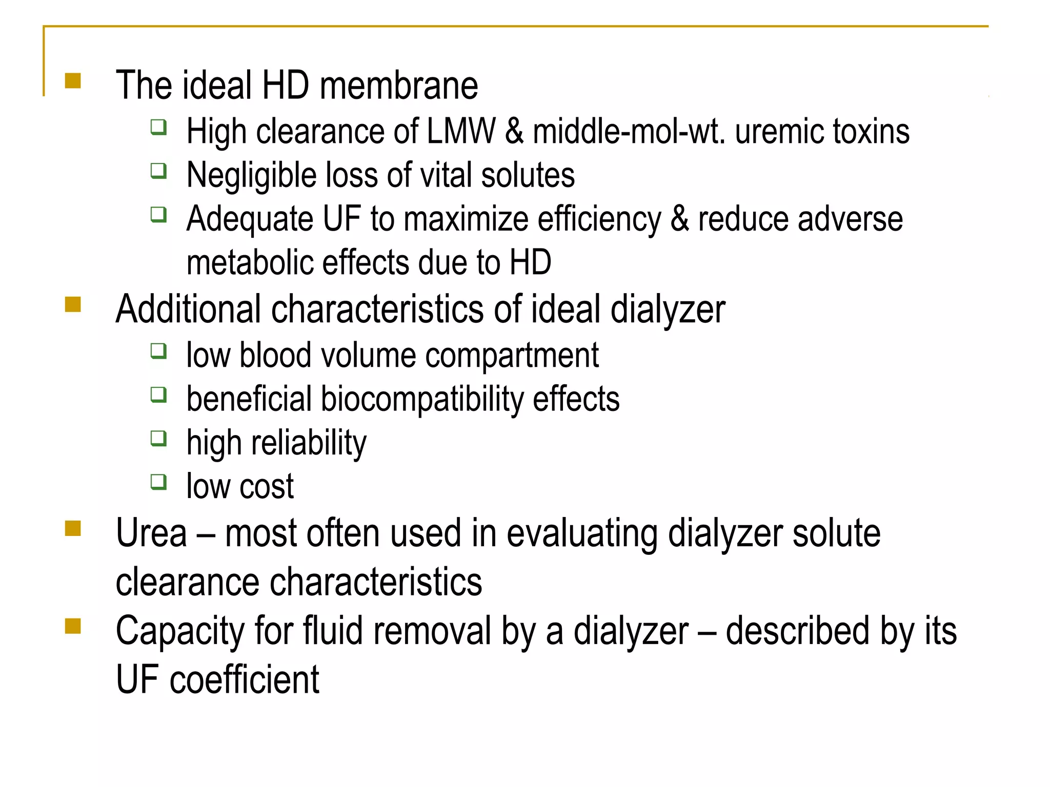Dialysis dose prescription (the basics) dr ujjawal | PPT