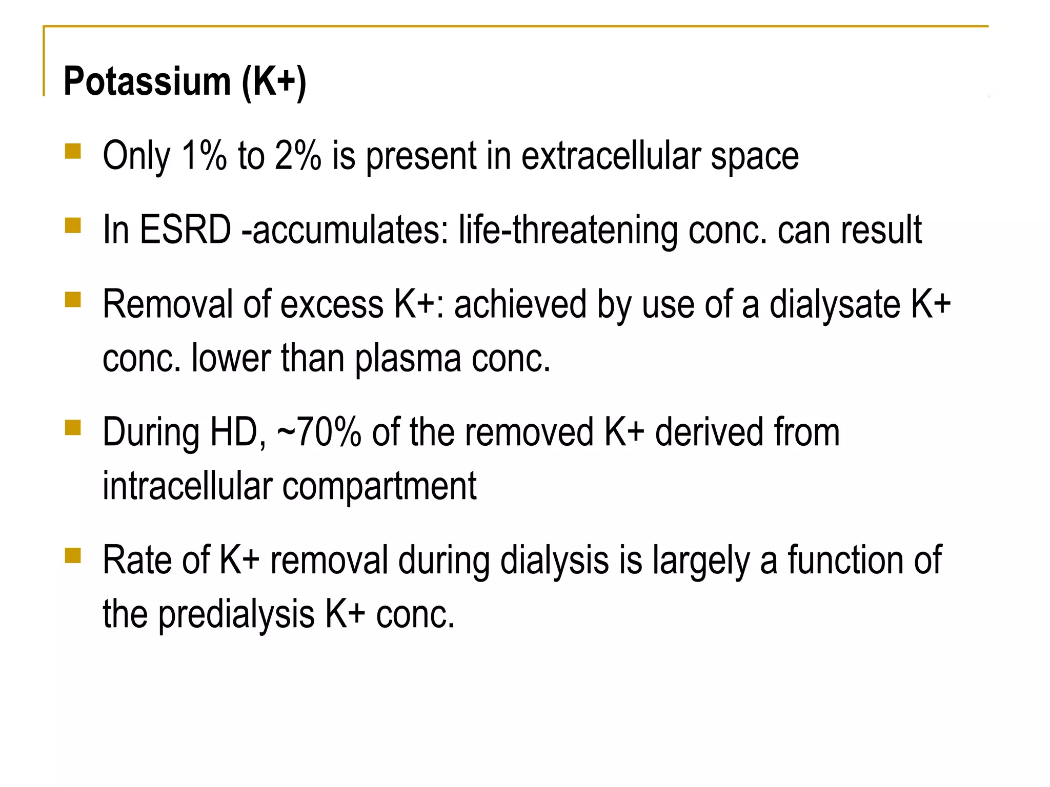 Dialysis dose prescription (the basics) dr ujjawal | PPT