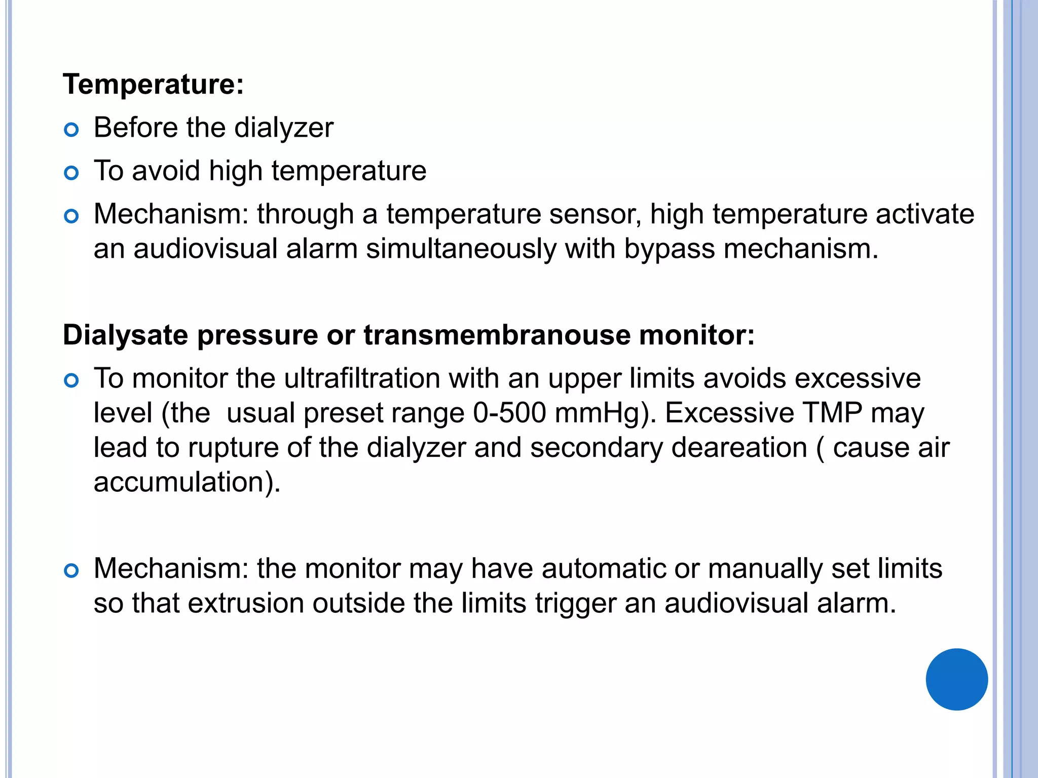 Dialysis machines key features | PPTX