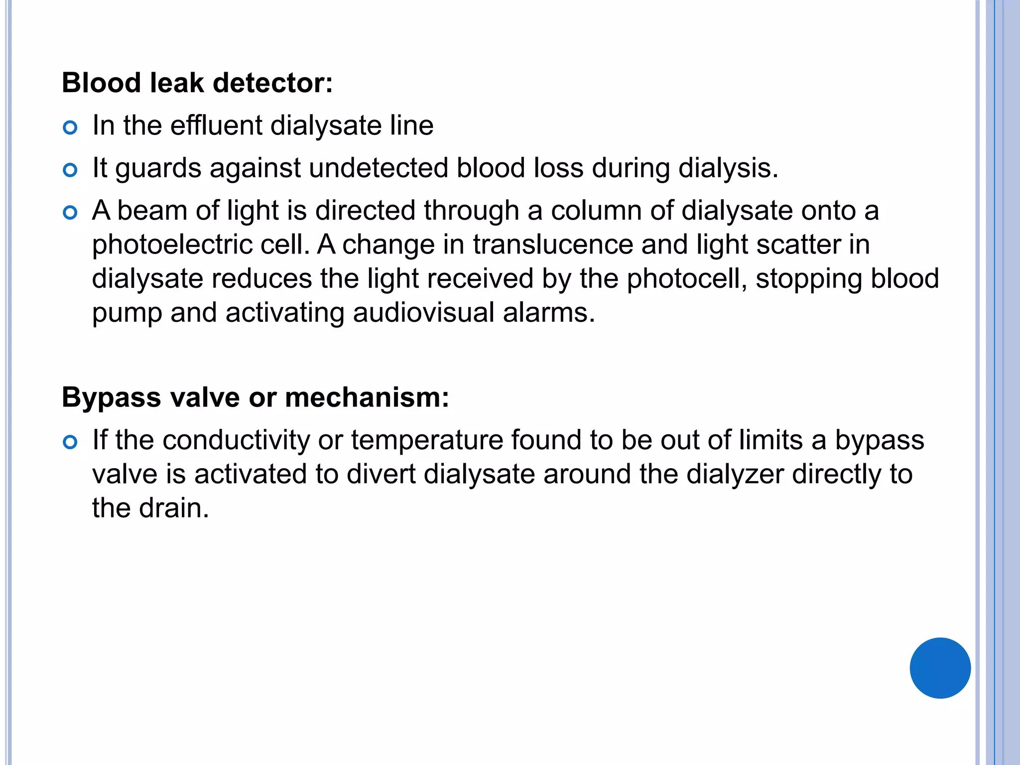 Dialysis machines key features | PPTX