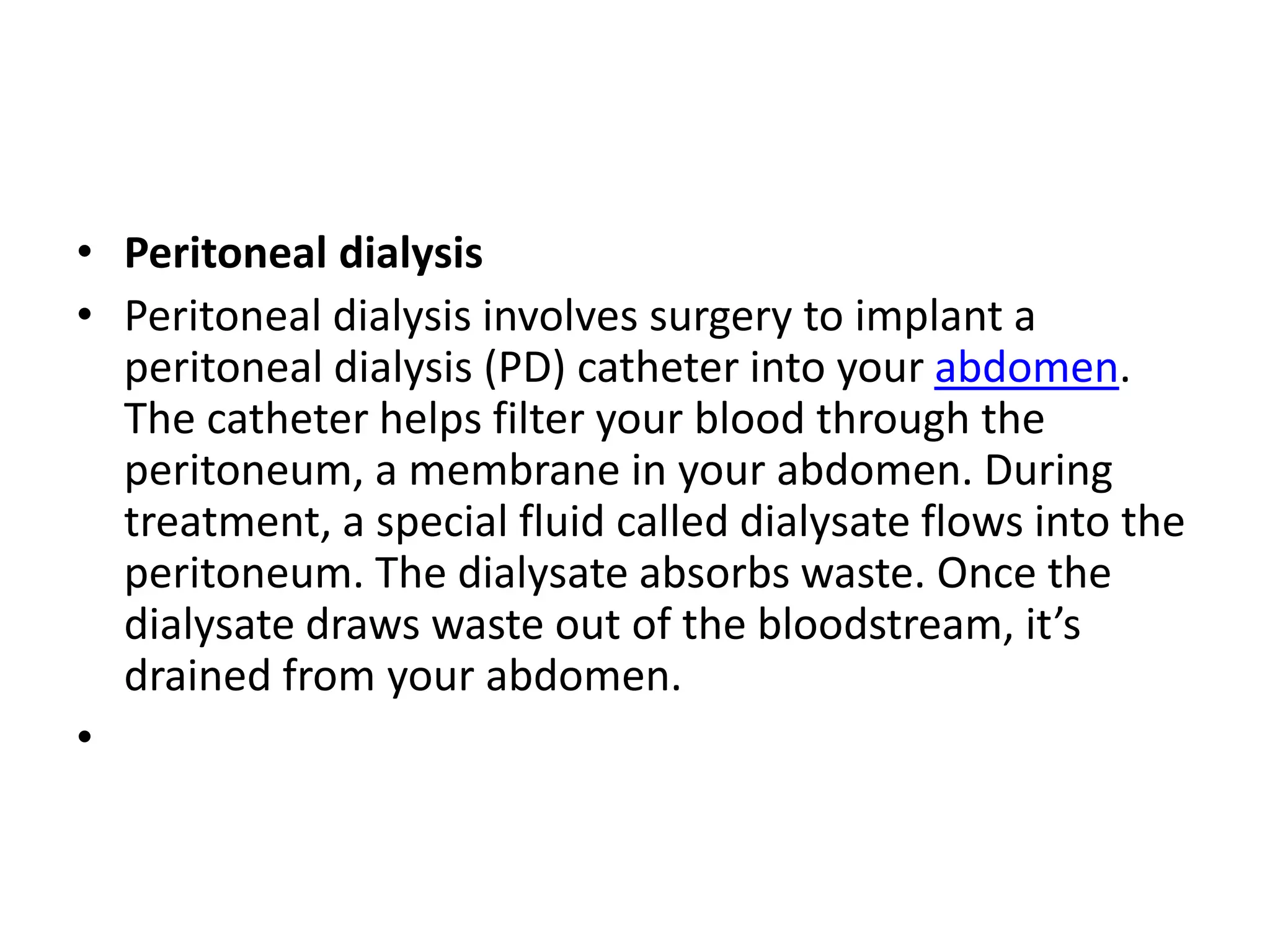 Dialysis ppt | PPT