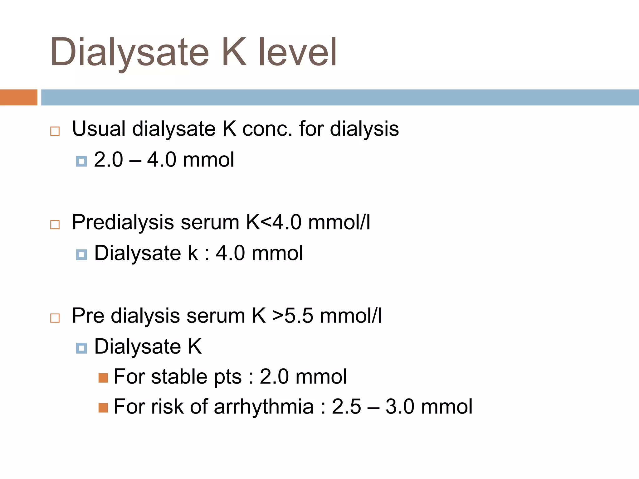 Dialysis prescription | PPTX