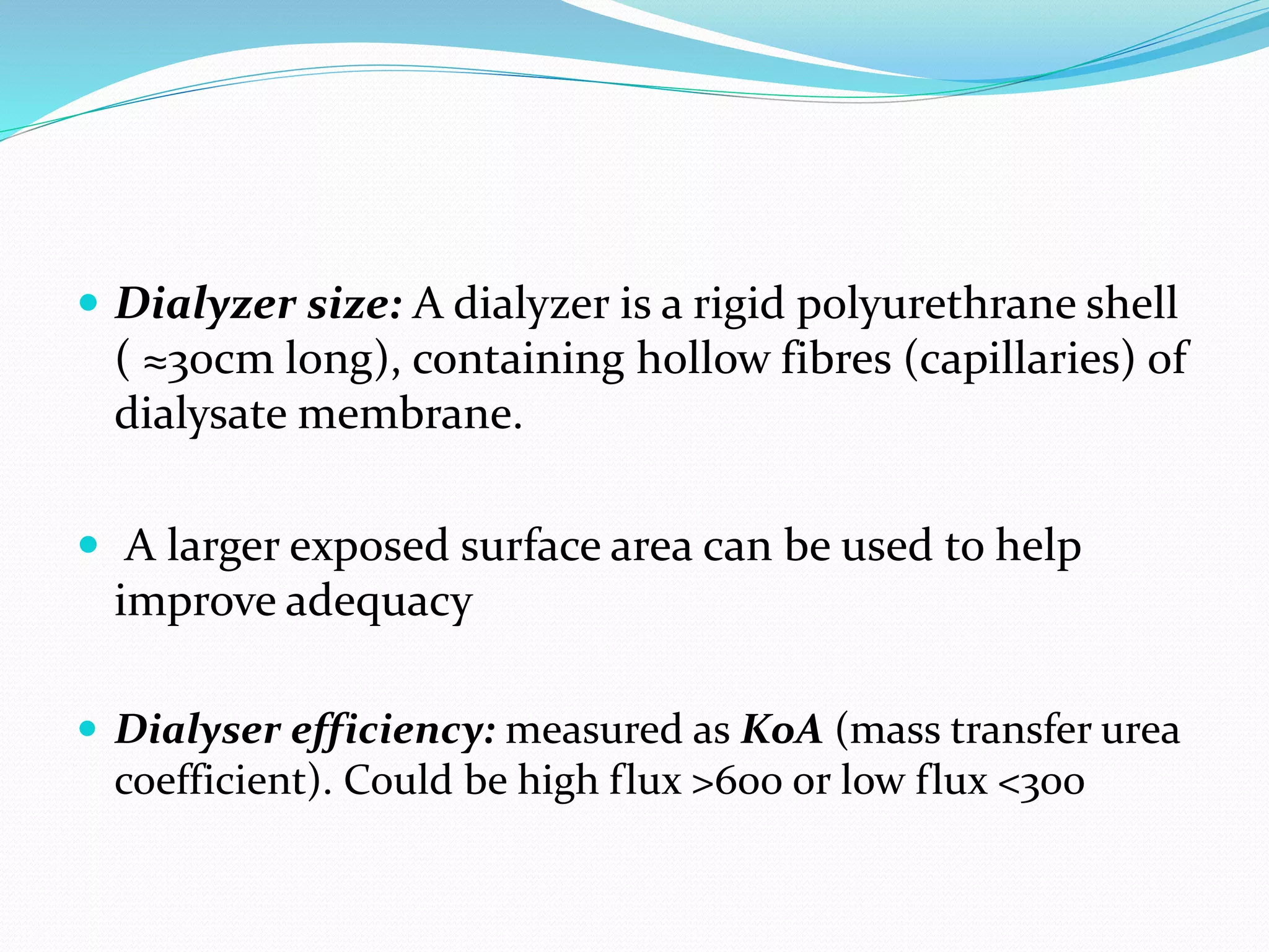 Dialysis prescription 2 | PPTX