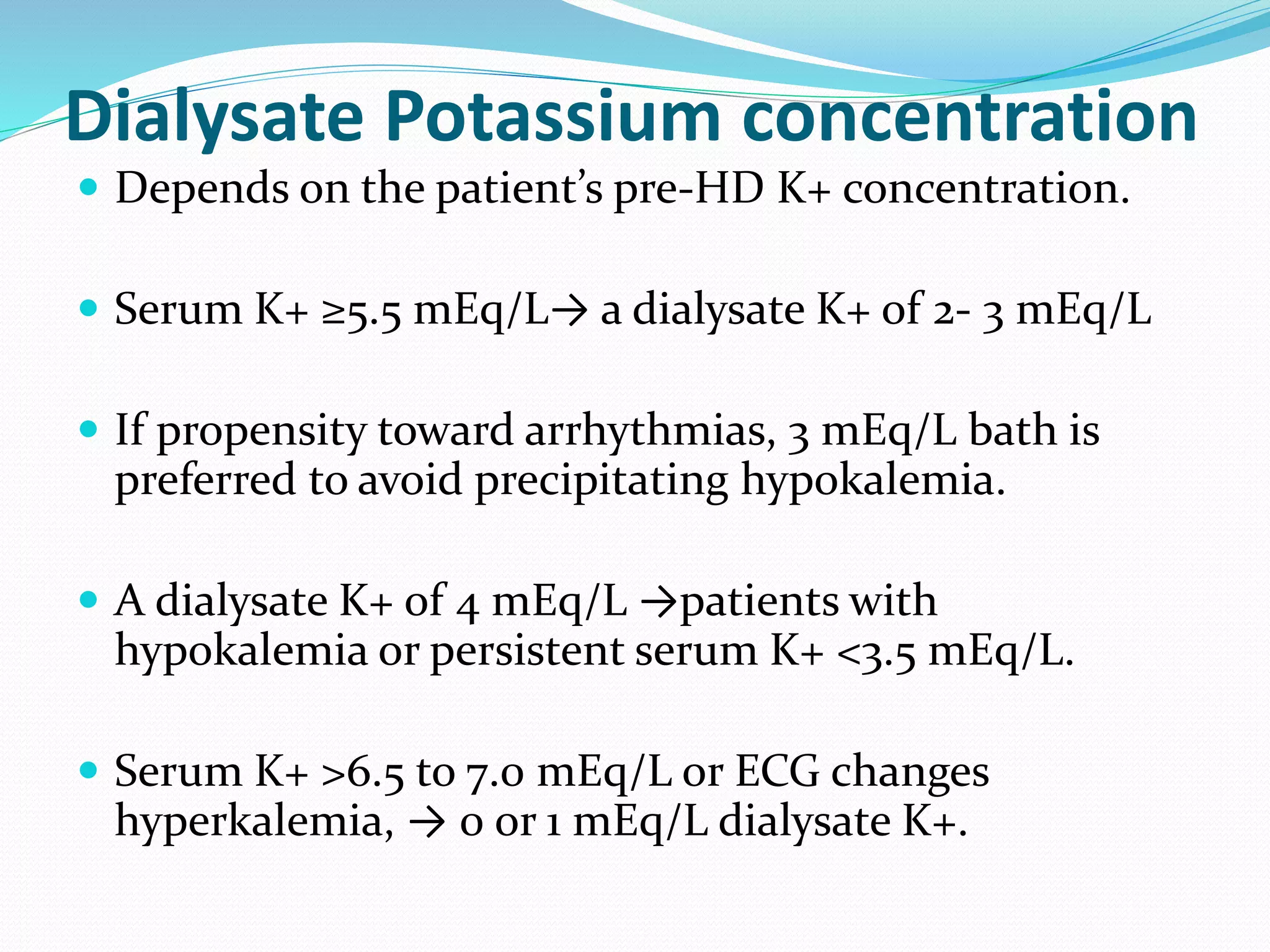 Dialysis prescription 2 | PPTX