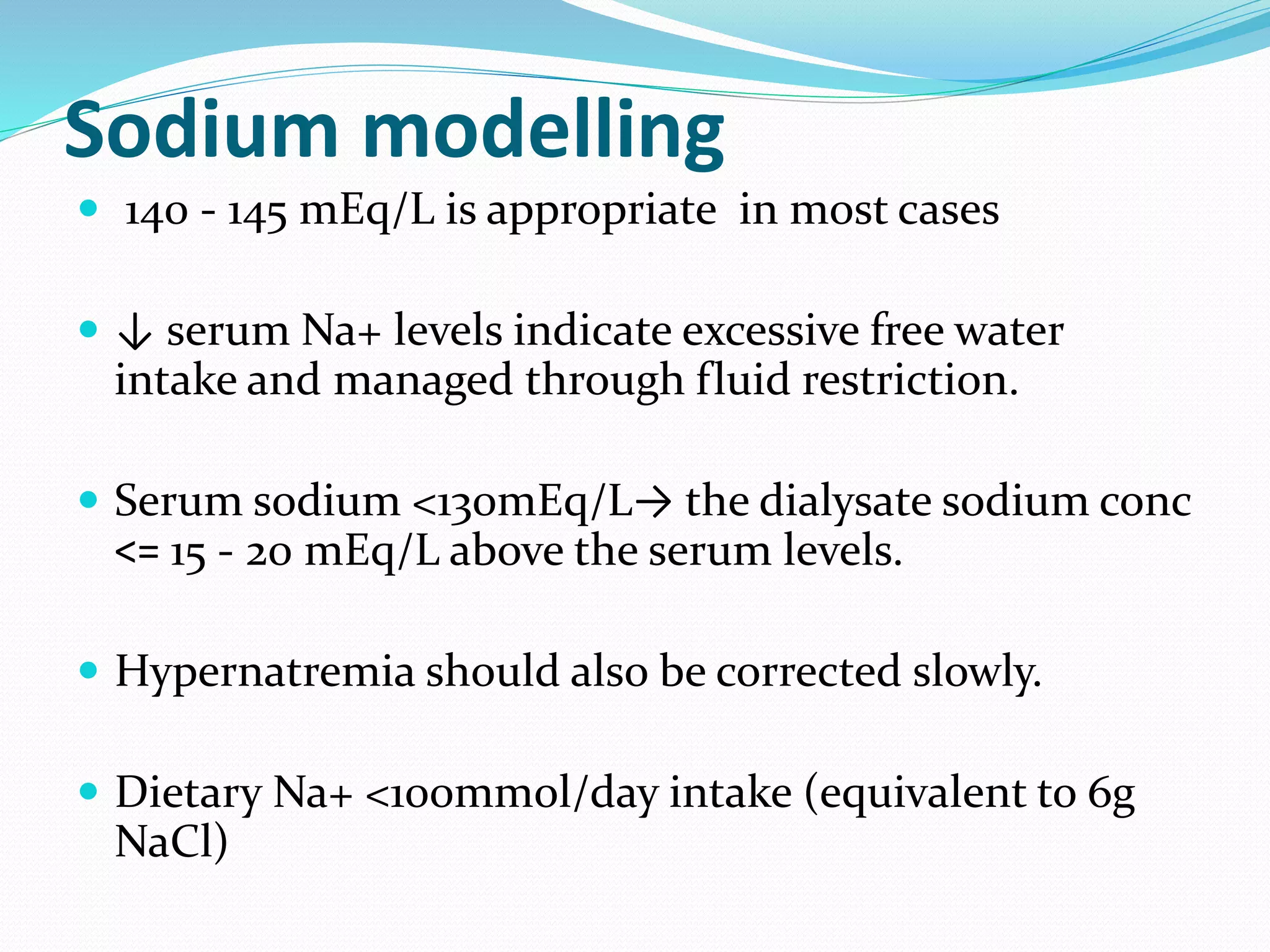 Dialysis prescription 2 | PPTX