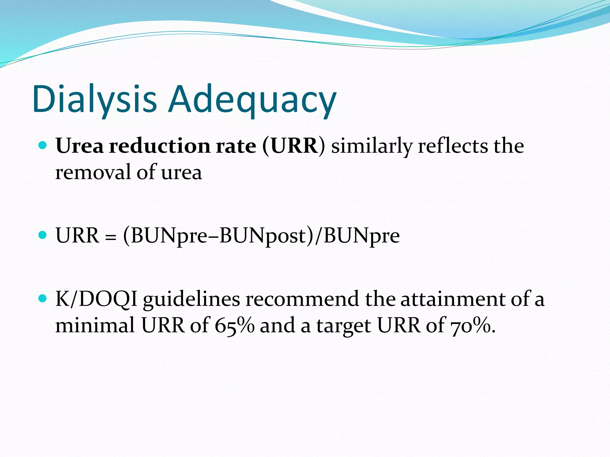 Dialysis prescription 2 | PPTX