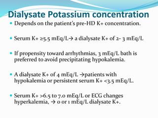 Dialysis prescription 2 | PPT