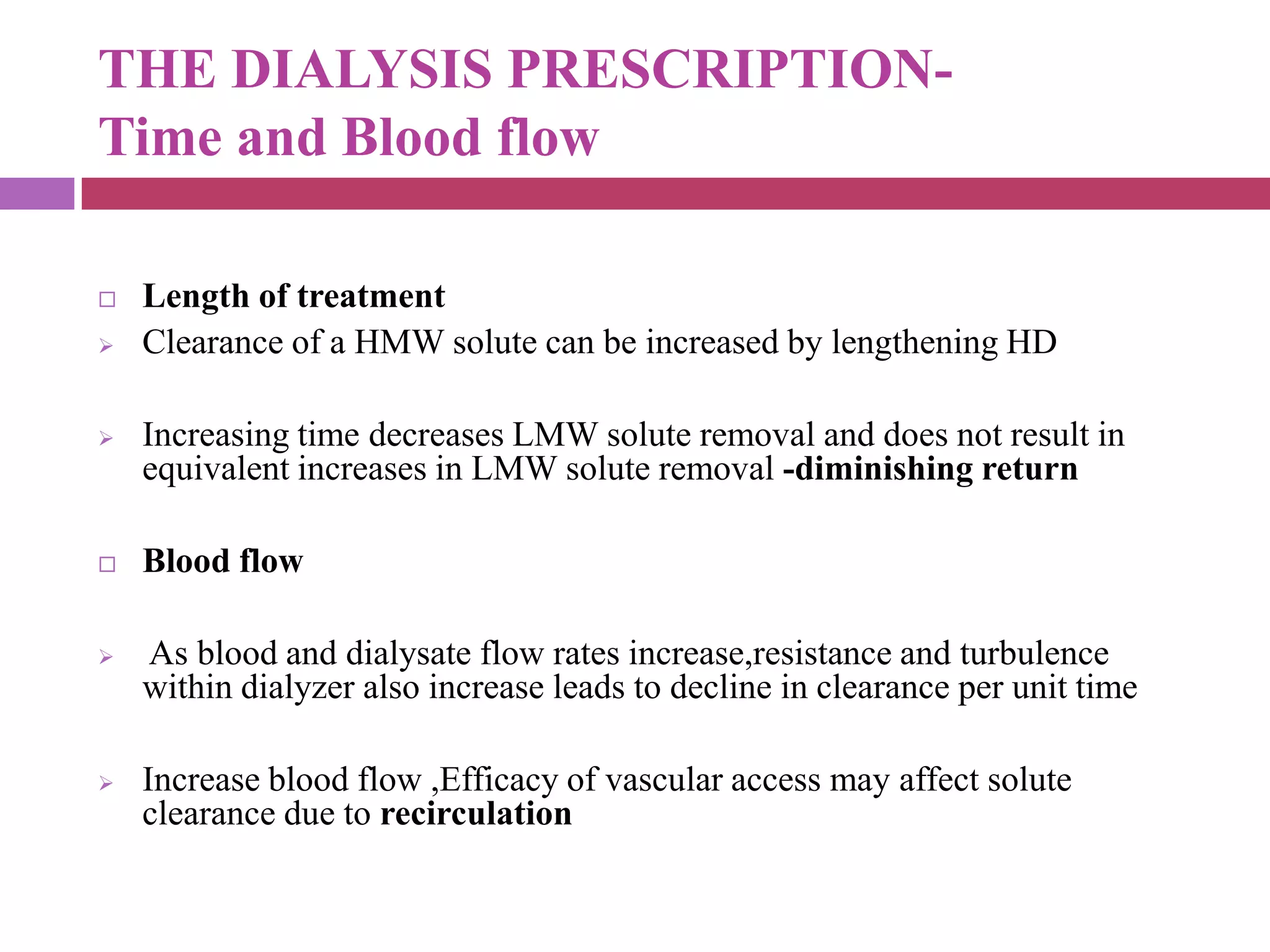 Dialysis various modalities and indices used | PPTX
