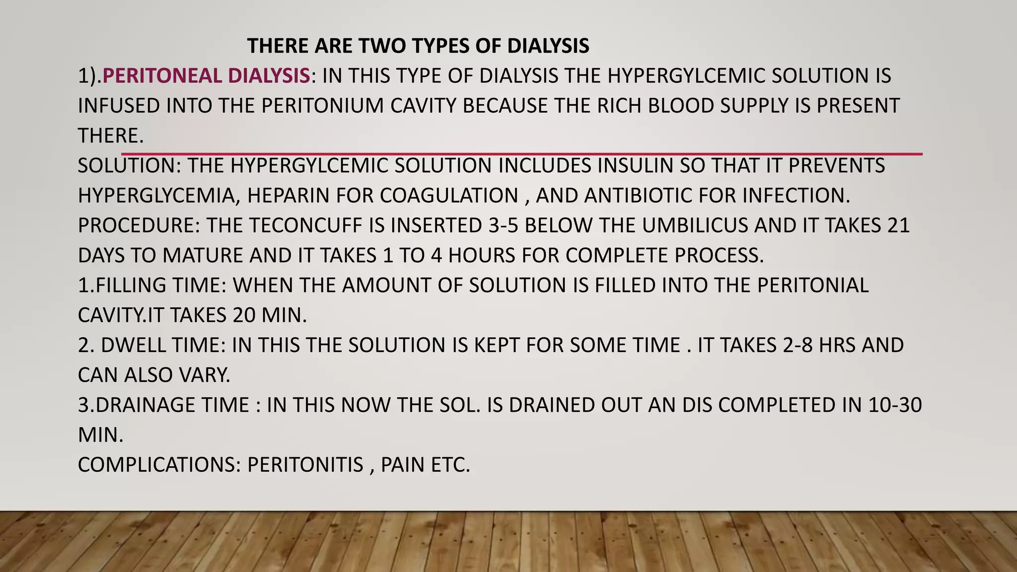 Dialysis slideshare | PPTX