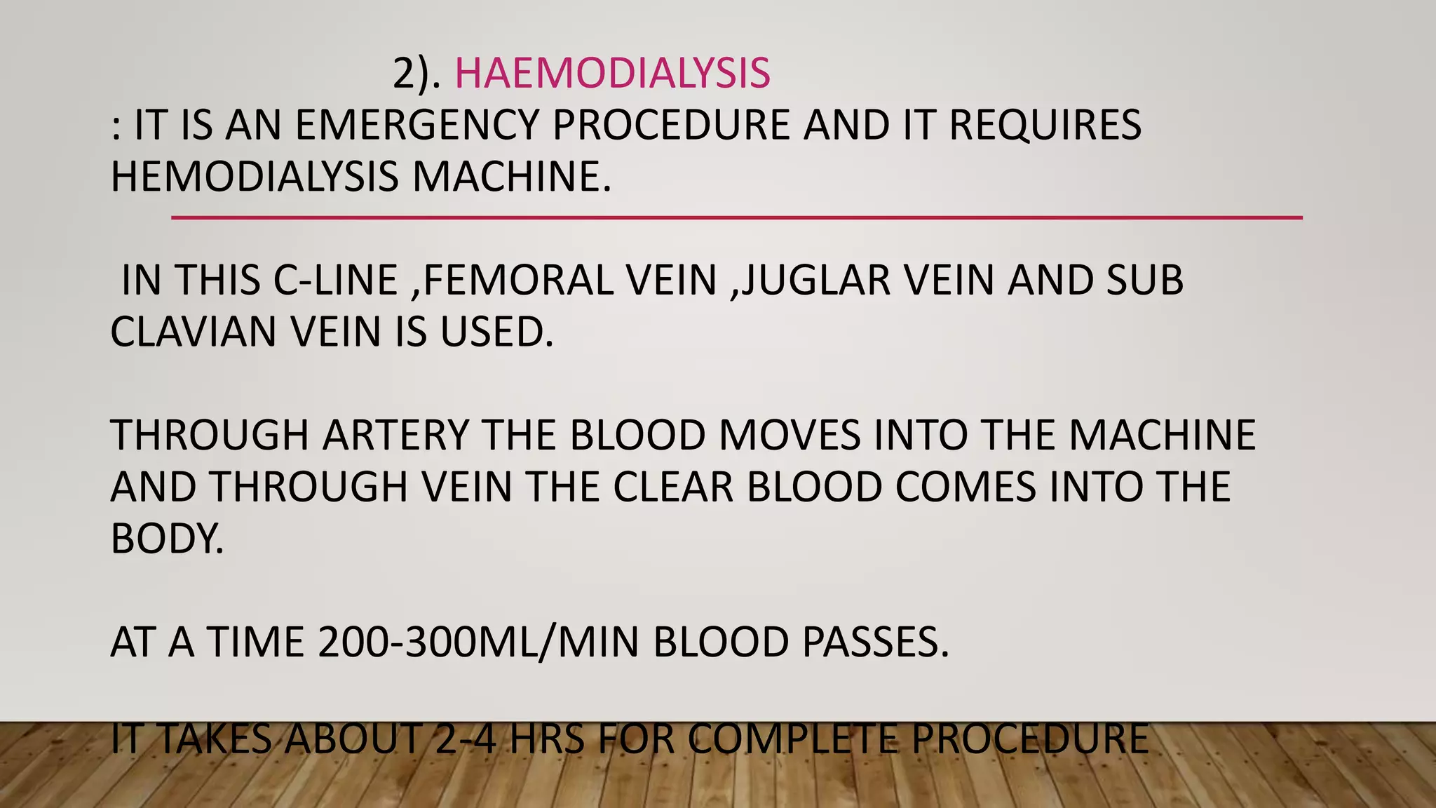 Dialysis slideshare | PPTX