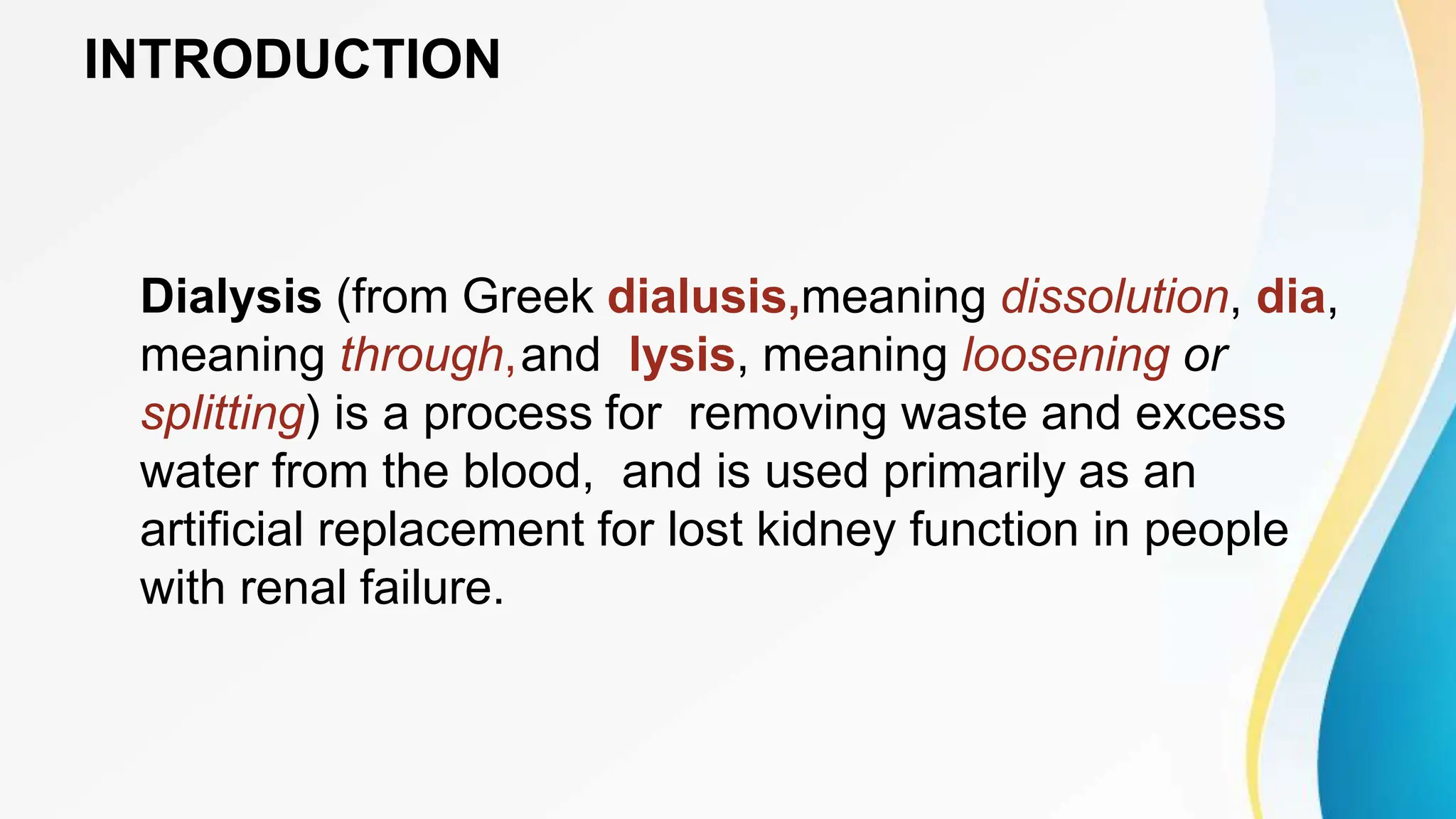 Dialysis Systems.pptx by prajwal kalakeri | PPT
