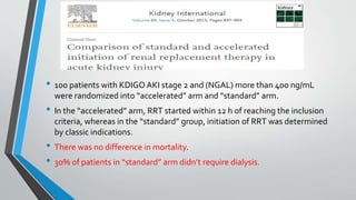 Dialytic management of acute kidney injury | PPTX