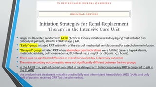Dialytic management of acute kidney injury | PPTX