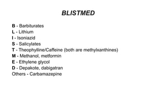 Dialyzable drugs | PPT