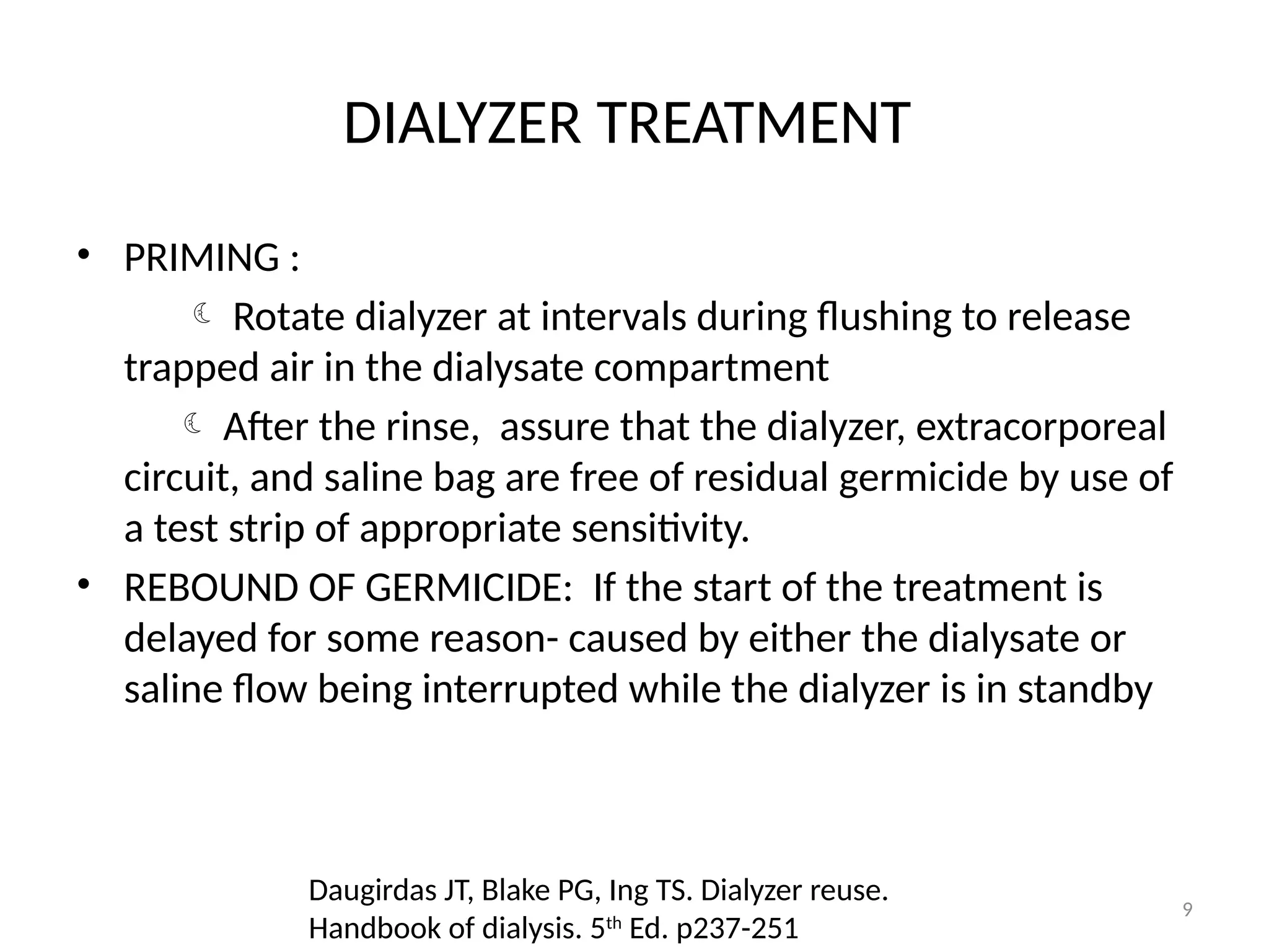 DIALYZER REUSE , Dialysis prescription.pptx