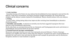 Dialyzer Reuse.pptx HAEMODIALYSIS PATIENTS | PPTX