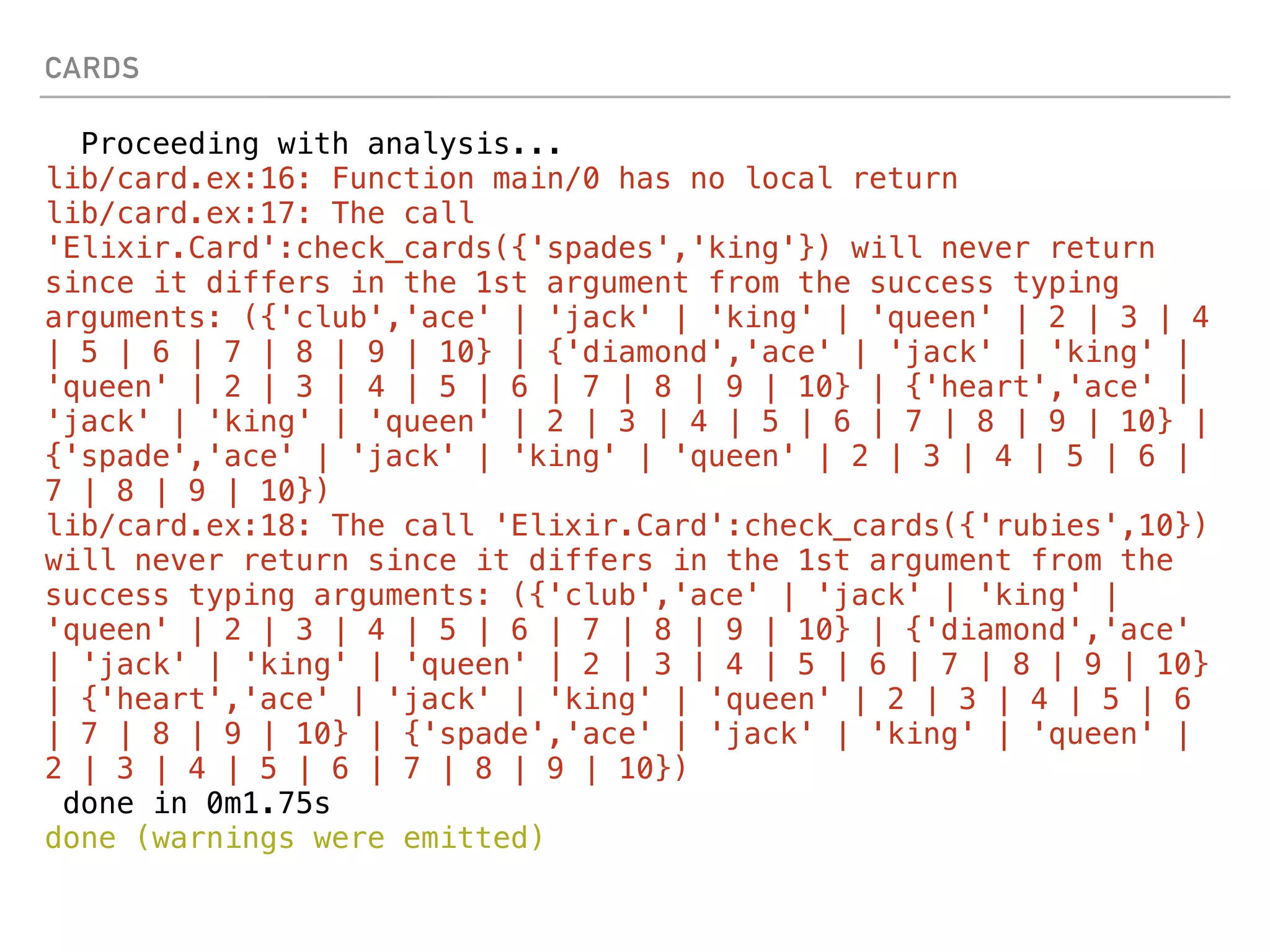 Elixir and Dialyzer, Types and Typespecs, using and understanding them | PDF