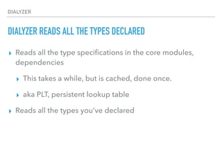 Elixir and Dialyzer, Types and Typespecs, using and understanding them | PDF